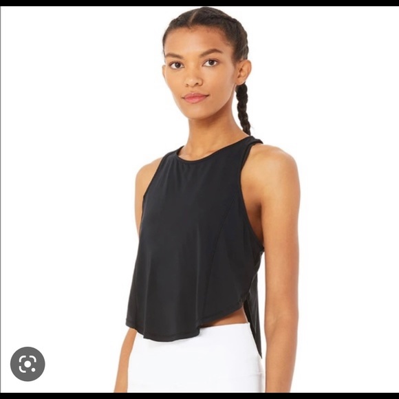 ALO Yoga | Tops | Brand New Alo Yoga Bend Tank In Black Size Small ...